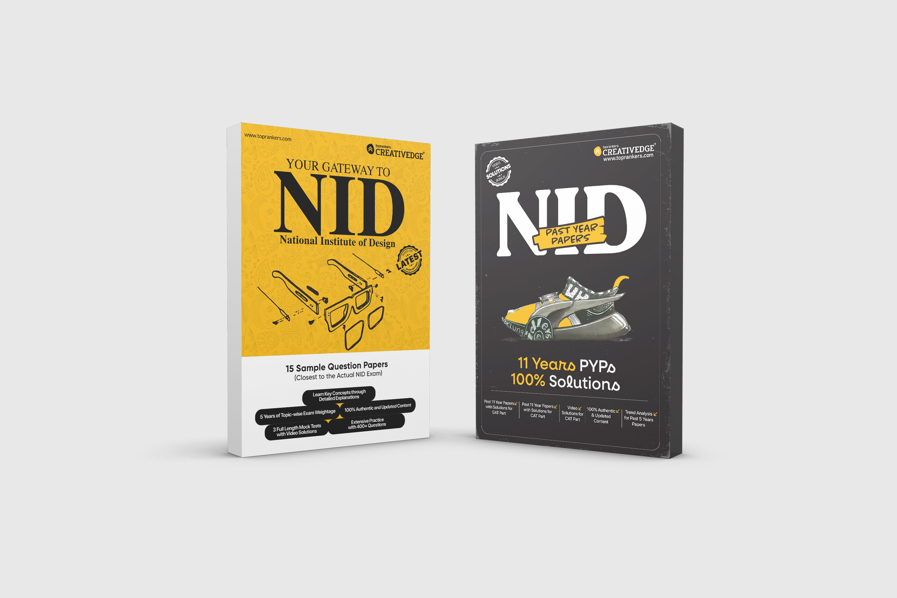 NID Past Year Papers and Sample Papers Bundle | Set of 2 books | By Cr ...